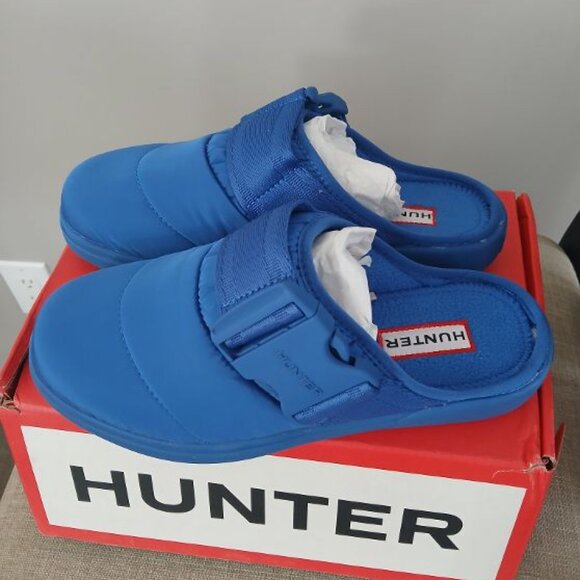 Hunter | Shoes | Hunter Size 7 Mules Royal Blue | Poshmark